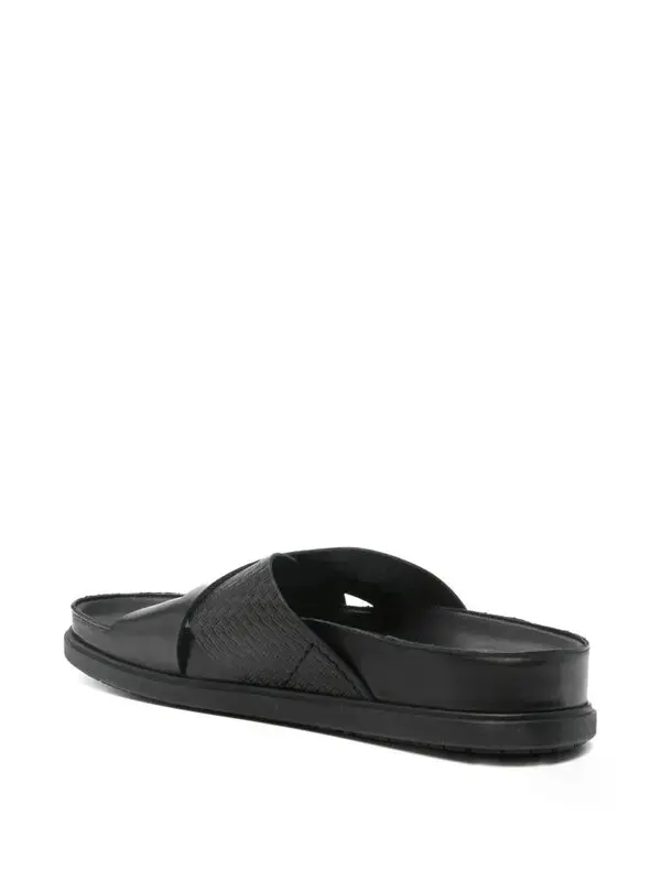 Clarks Leather Cross-strap Sandals