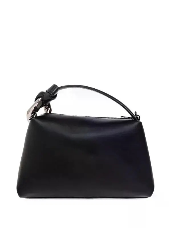 JW Anderson Knot-detail Leather Tote - Black