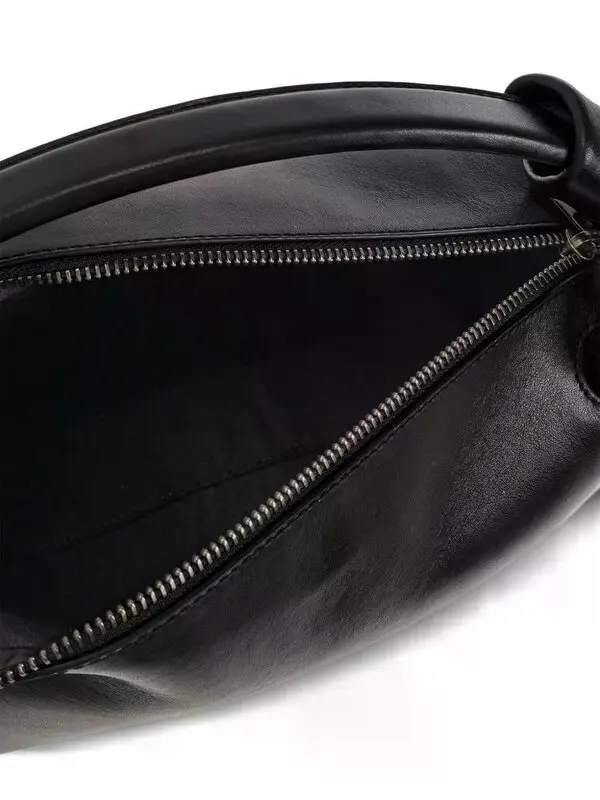 JW Anderson Knot-detail Leather Tote - Black