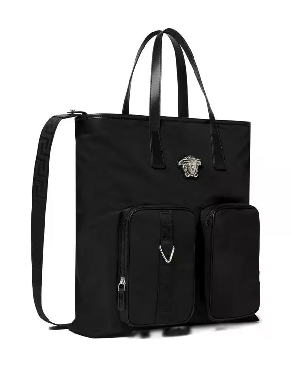 Versace Medusa Plaque Pocket Tote Bag