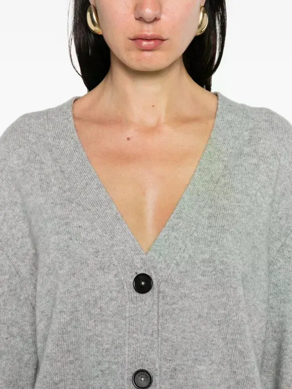 ANINE BING Jackson Button-fastening Cardigan - Grey