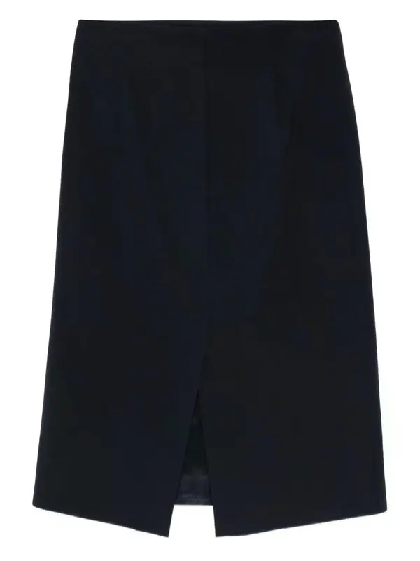 Peserico Back-vent Midi Skirt