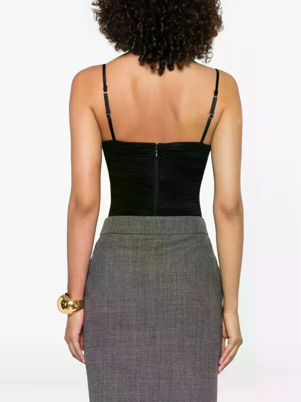 Elisabetta Franchi Ruched-panel Bodysuit