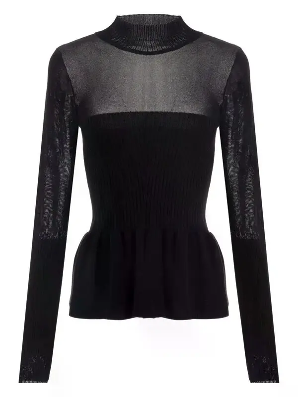 RENATA BRENHA Knitted Peplum Top