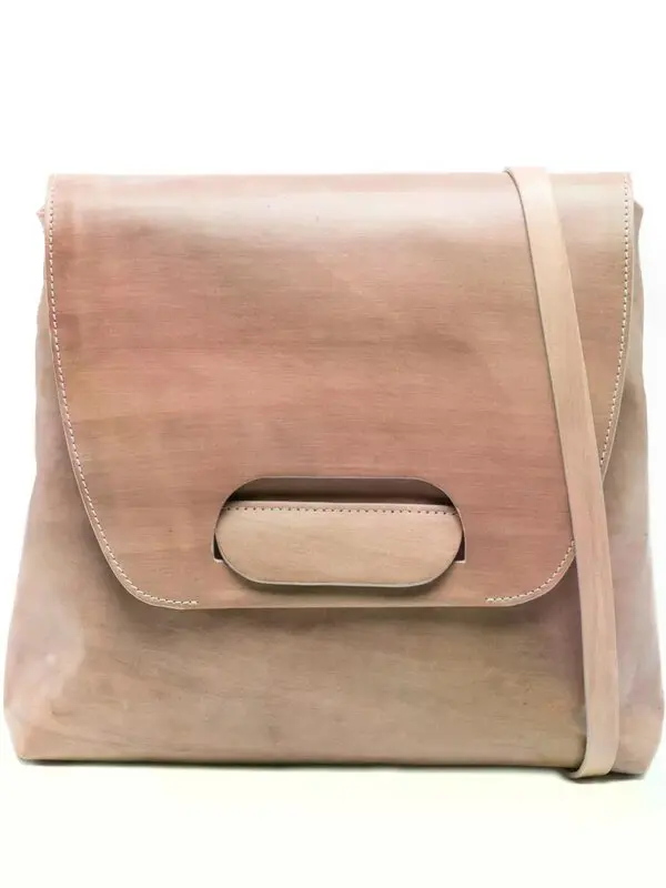 CECCHI DE ROSSI Leather Flap Shoulder Bag - Neutrals