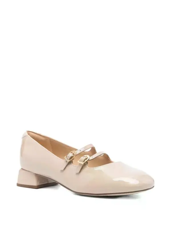 Clarks 30mm Buckled Block-heel Pumps - Neutrals