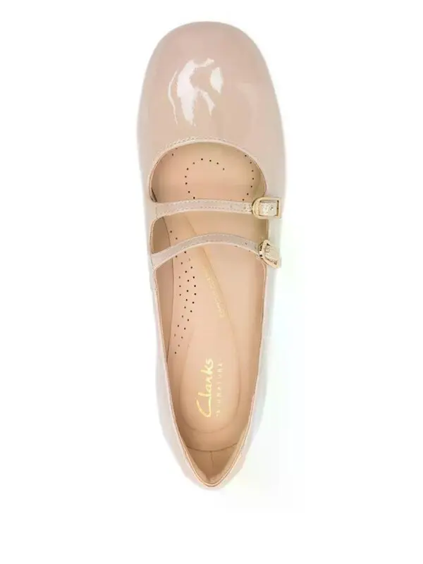 Clarks 30mm Buckled Block-heel Pumps - Neutrals