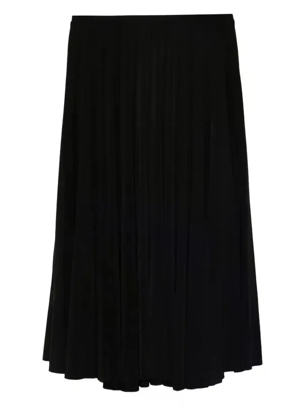 Norma Kamali Pleated Midi Skirt