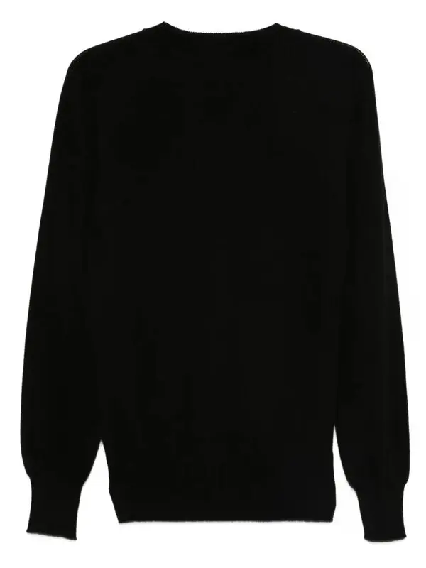 Alberta Ferretti Button-embellished Sweater - Black