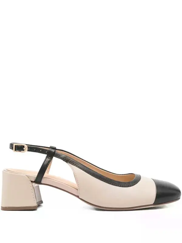 Clarks 45mm Nyta Slingback Leather Pumps