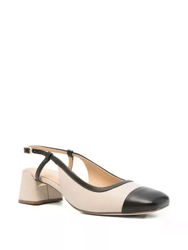 Clarks 45mm Nyta Slingback Leather Pumps