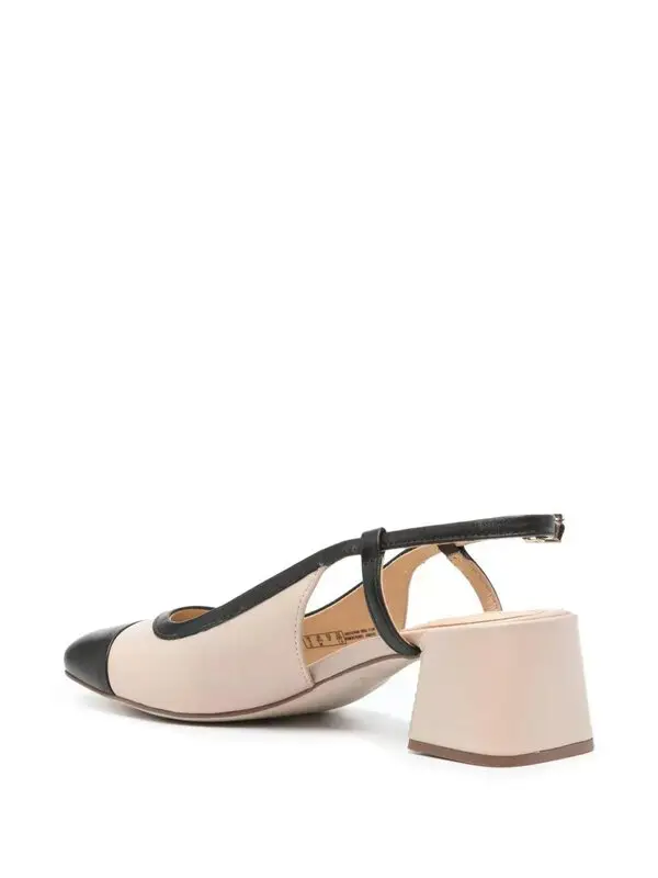 Clarks 45mm Nyta Slingback Leather Pumps