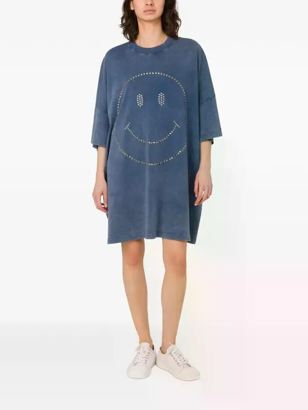 Moschino X Smiley® Mini Dress - Blue