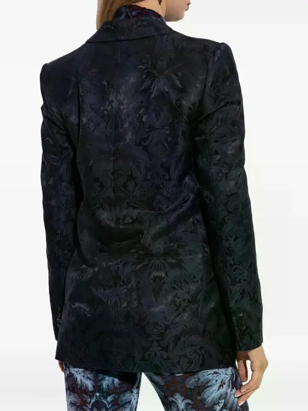 Etro Floral-pattern Single-breasted Blazer