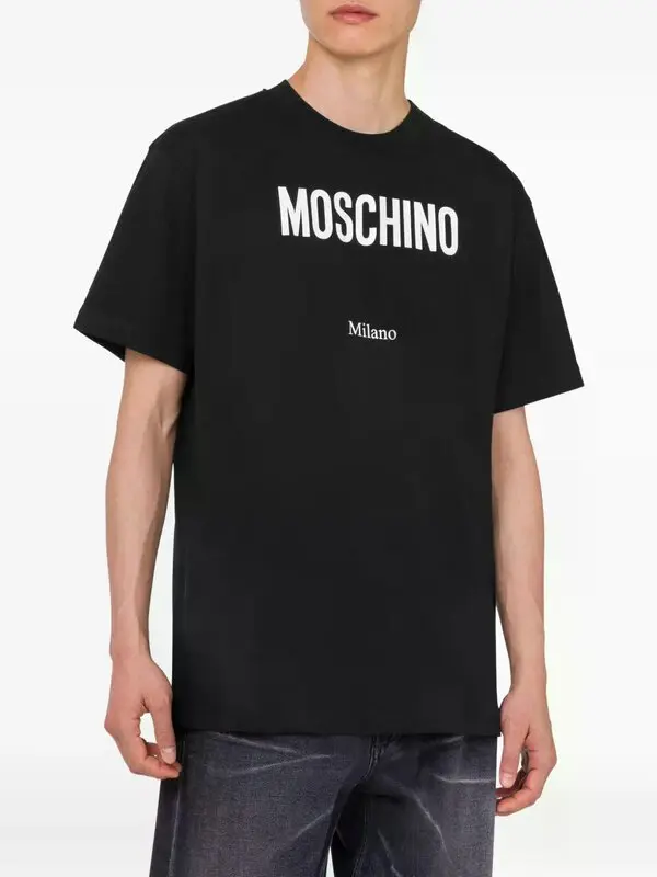 Moschino Logo-print T-shirt - Black