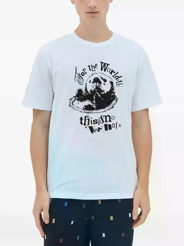 THISISNEVERTHAT Otter-print T-shirt