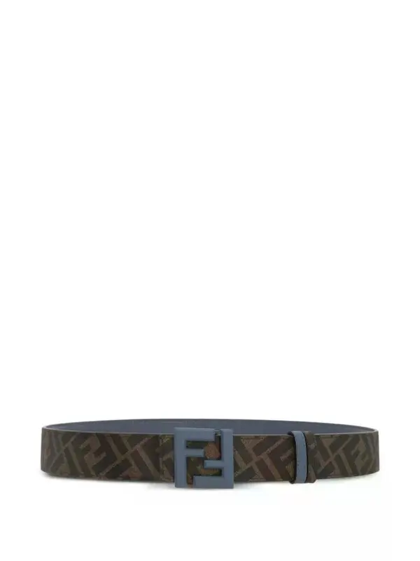 Fendi Ff-logo Leather Belt