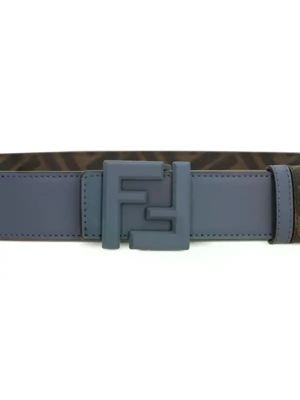 Fendi Ff-logo Leather Belt