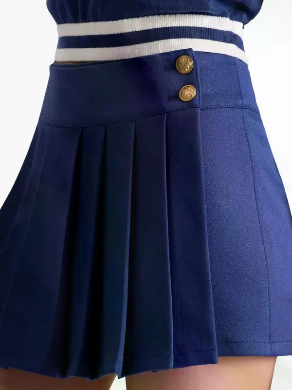 Alice + Olivia Noah Pleated Mini Skirt