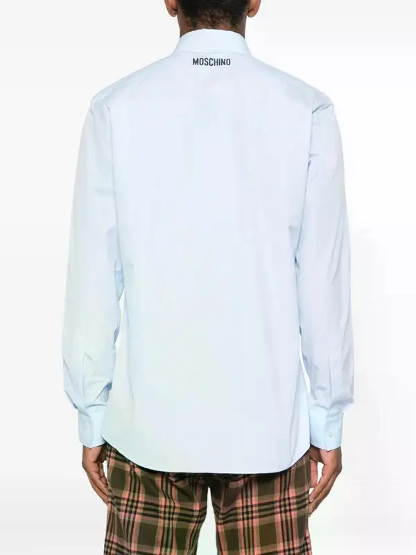 Moschino Embroidered Cotton Shirt