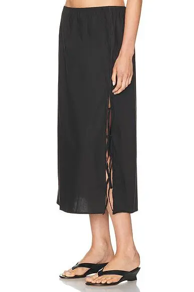 DEIJI STUDIOS Split Tie Skirt