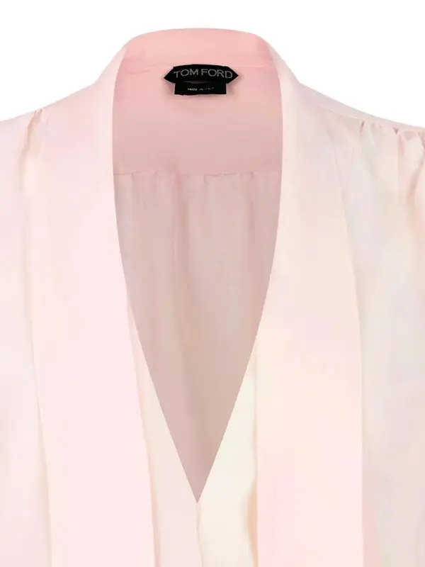 TOM FORD Neck-tie Silk Blouse