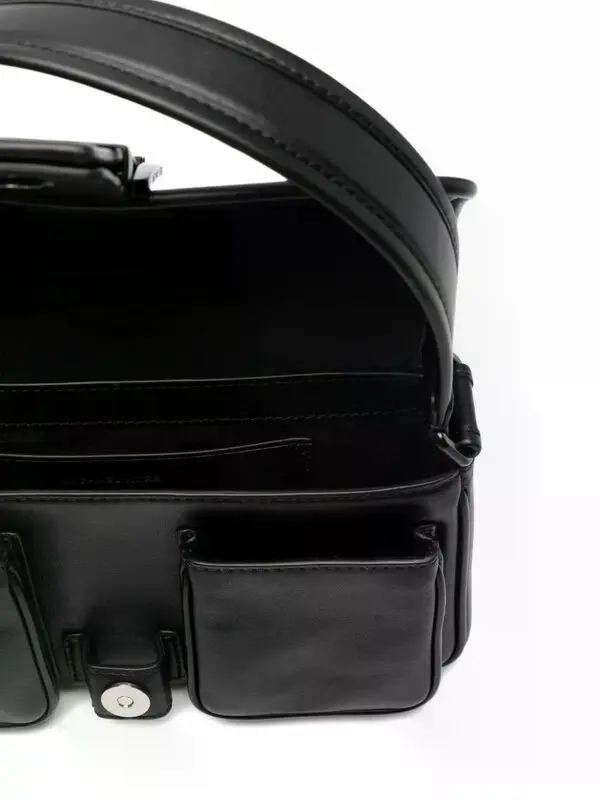 Michael Kors Colby Buckle Flap Shoulder Bag - Black