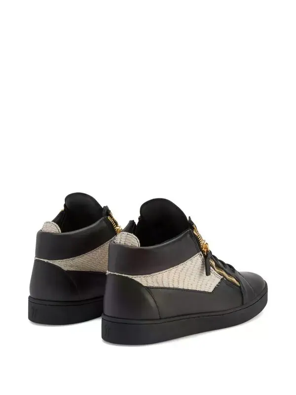 GIUSEPPE ZANOTTI Kriss Leather Sneakers - Black