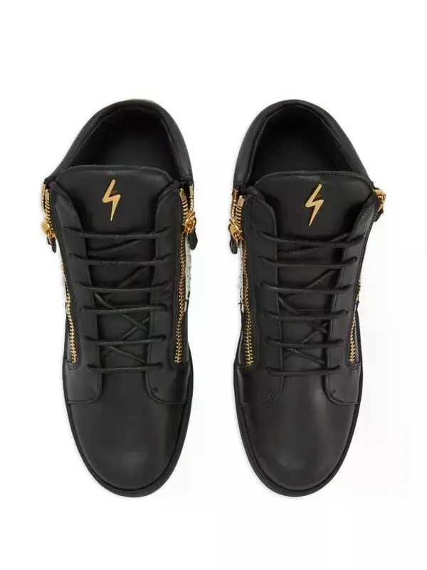 GIUSEPPE ZANOTTI Kriss Leather Sneakers - Black