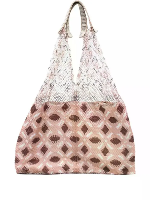 ÉPICE Geometric-pattern Shoulder Bag