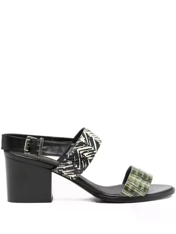 MEGUMI OCHI Patterned-strap Block-heel Sandals
