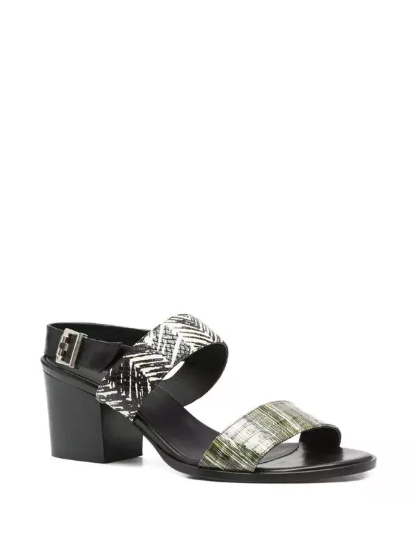 MEGUMI OCHI Patterned-strap Block-heel Sandals