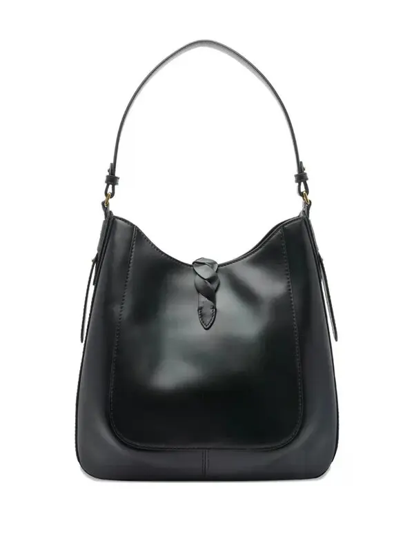 Isabel Marant Étoile Altay Braided-detail Shoulder Bag - Black