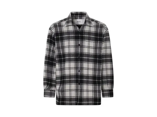 Ami Checked Buttoned Shirt