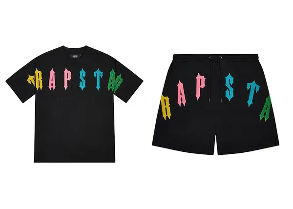 Trapstar Arch Chenille Decoded 2.0 Set - Black/candy