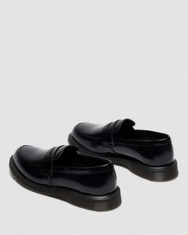 Dr. Martens Temara Polished Smooth Leather Loafers - Black