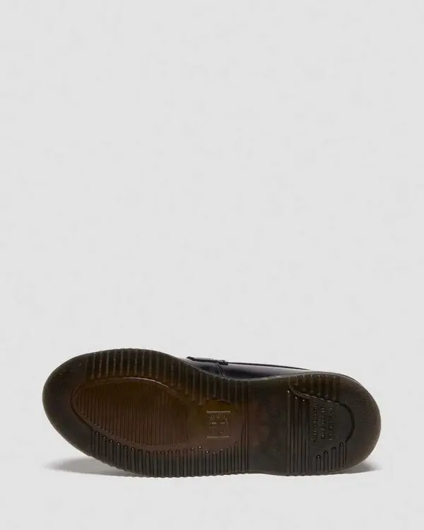 Dr. Martens Temara Polished Smooth Leather Loafers - Black