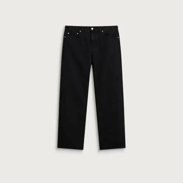 Jacquemus Straight Leg Denim Jeans - Black