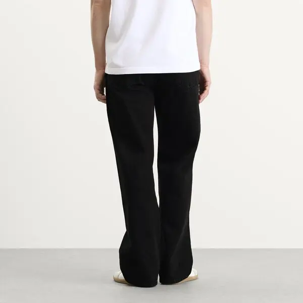 Jacquemus Straight Leg Denim Jeans - Black