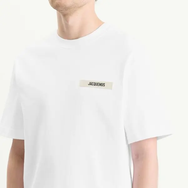 Jacquemus Grosgrain Logo T-shirt - White