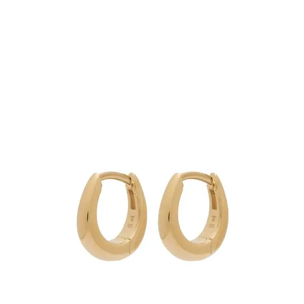 Tom Wood Liz Huggies Earrings - Gold