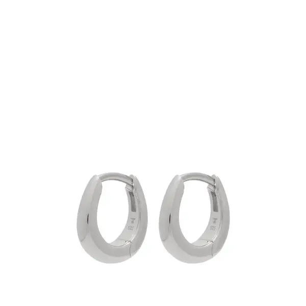 Tom Wood Liz Huggie Earrings - Silver