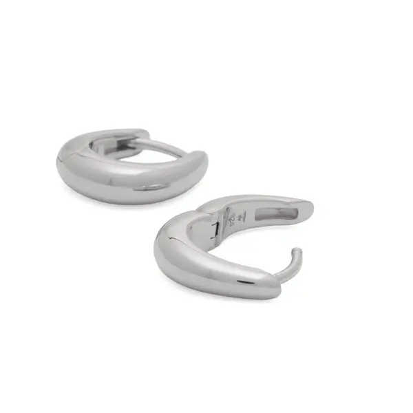 Tom Wood Liz Huggie Earrings - Silver