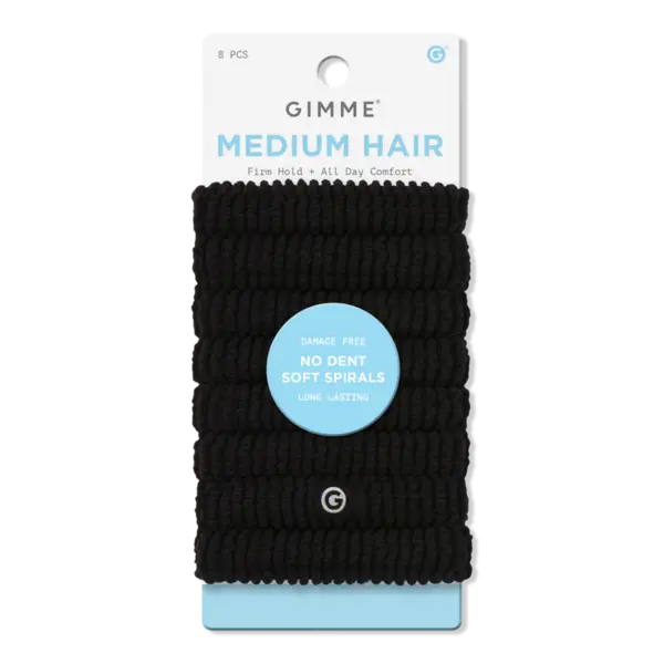 GIMME BEAUTY Hair Band Medium Spiral-elastic - Black