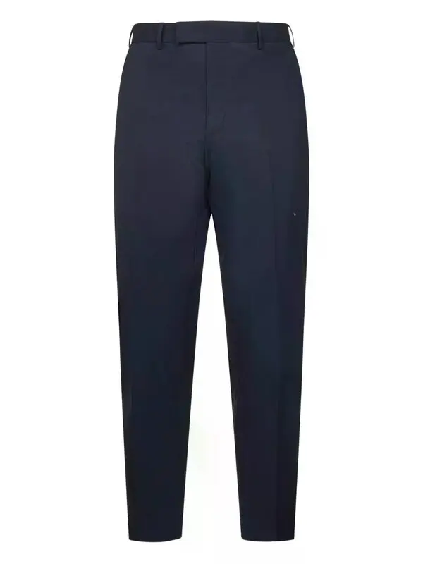 PT TORINO Pressed-crease Flat-front Trousers