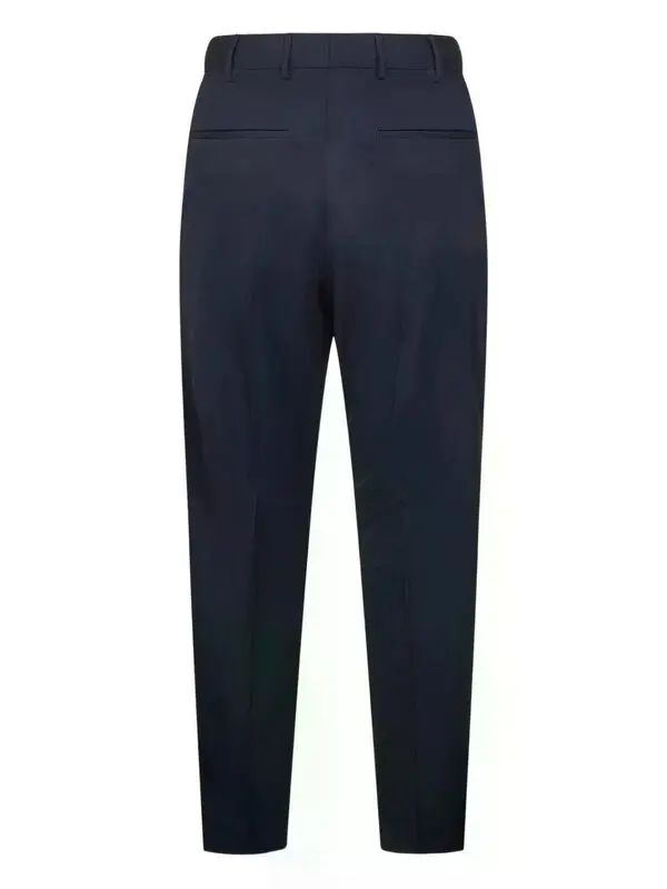 PT TORINO Pressed-crease Flat-front Trousers