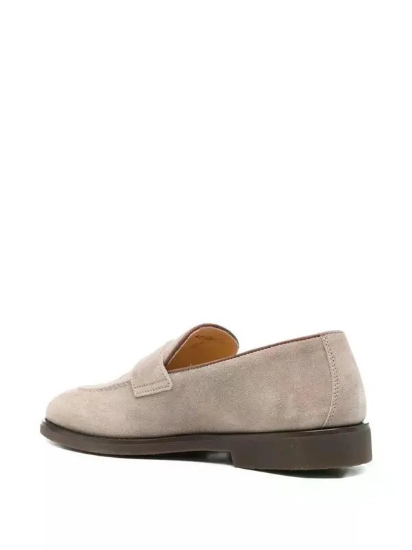 Brunello Cucinelli Suede Loafers - Neutrals