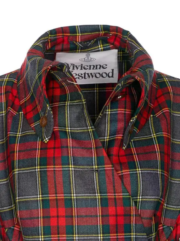 VIVIENNE WESTWOOD Tartan Belted Coat