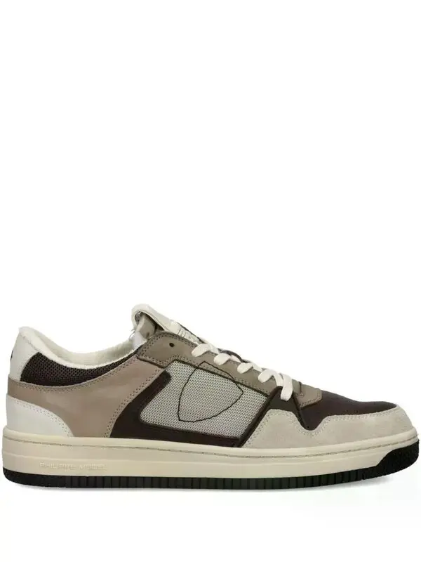 Philippe Model Panelled Low-top Sneakers - Brown