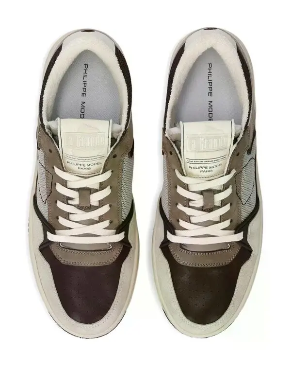 Philippe Model Panelled Low-top Sneakers - Brown